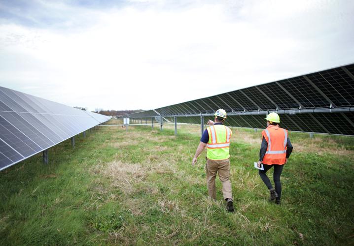 Alliant Energy's Mile-Wide North Rock Solar farm Near Edgerton About to ...